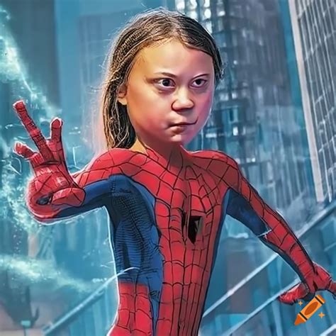 Greta Thunberg Is Spiderman