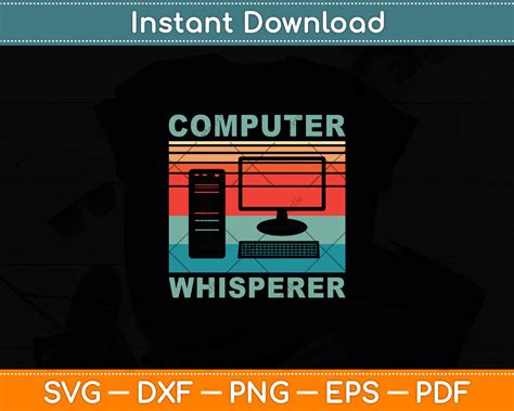 Programmer Coder Developer Programming Computer Whisperer Svg File Artprintfile