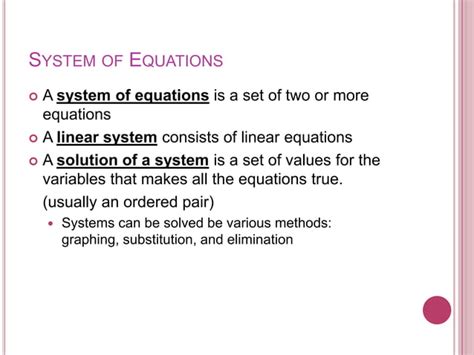 Chapter 3 Linear Systems Ppt