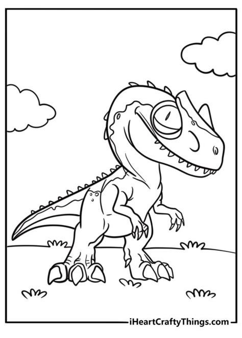 Indominus Rex Coloring Pages 25 Free Printable Pdfs