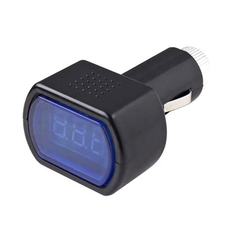 通用12v 24v发光二极管数显香烟电压表电压表监视器 Buy 燃气表监控 电压表 Led显示仪表 Product On