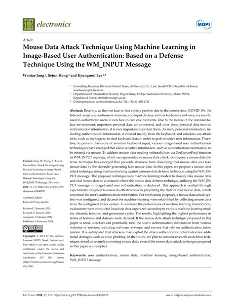 Pdf Mouse Data Attack Technique Using Machine Learning In Image Based