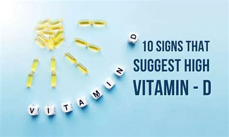 10 Signs That Suggest High Vitamin D Levels Healthstory