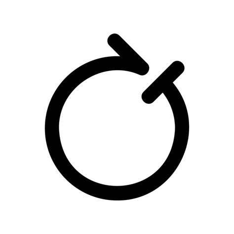 Circular Arrow Icon Representing Refresh Reload Or Synchronization