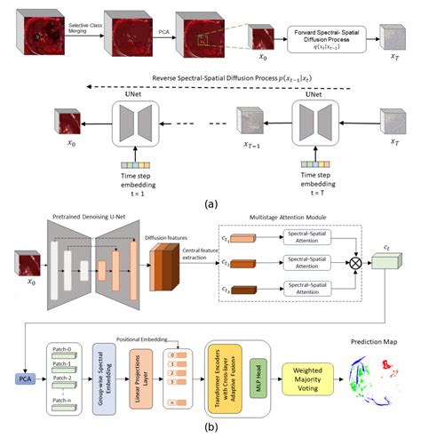 Brain Tissue Classification In Hyperspectral Images Using Multi Stage Diffusion Features And