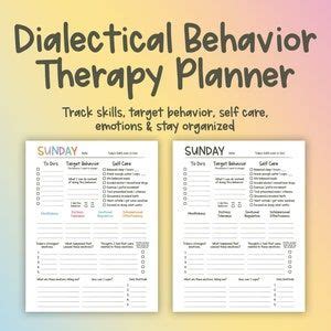 DBT Skills Cheat Sheet Dialectical Behavior Therapy Etsy Dbt Skills Dialectical Behavior