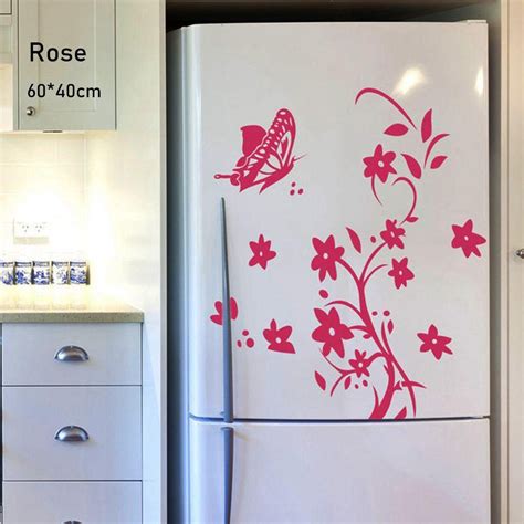 Forever สติกเกอร์ ลายผีเสื้อ สร้างสรรค์ หลากสี สําหรับตกแต่งบ้าน ตู้เย็น Shopee Thailand