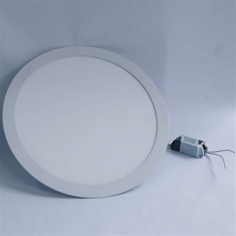 Round Recessed 18w Led Panel Light White Frame Ceiling Lamps Led