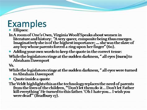 Embedded Quotes Mla Quotesgram