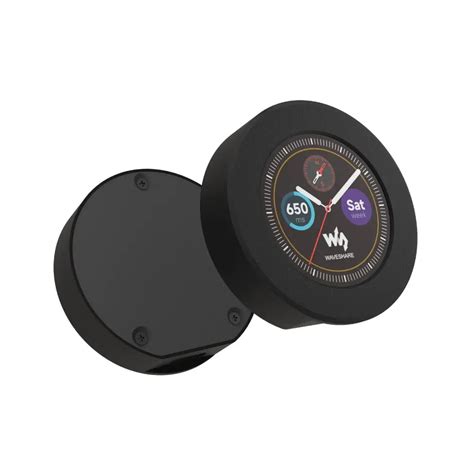 Waveshare Rp2040 Mcu Board W 128 Round Lcd Accelerometer And Gyroscope Sensor Cnc Metal Case