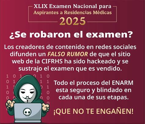 Enarm 2025 ¿las Respuestas Del Examen Están A La Venta