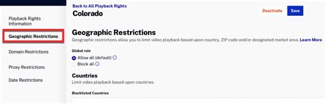 Playback Restrictions With Live Events