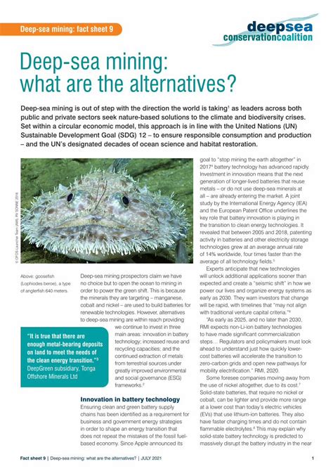 Pdf Deep Sea Mining Fact Sheet 9 Deep Sea Mining What Are Dokumen