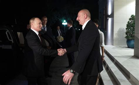 Неформальная встреча с Президентом и Первым вице президентом Азербайджана • Президент России