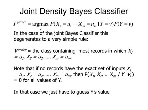 Ppt Bayes Classifiers Powerpoint Presentation Free Download Id1484085
