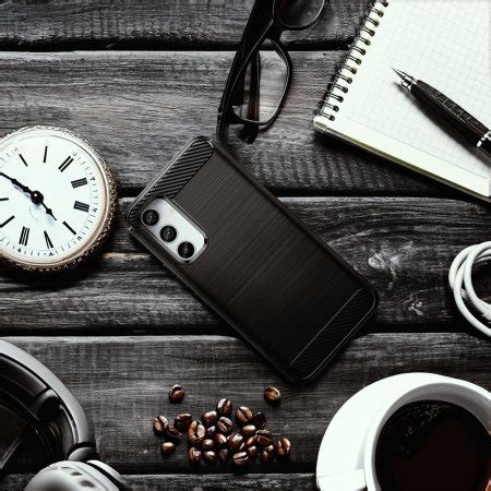 Olixar Sentinel Black Case And Glass Screen Protector For Samsung Galaxy A55 5G