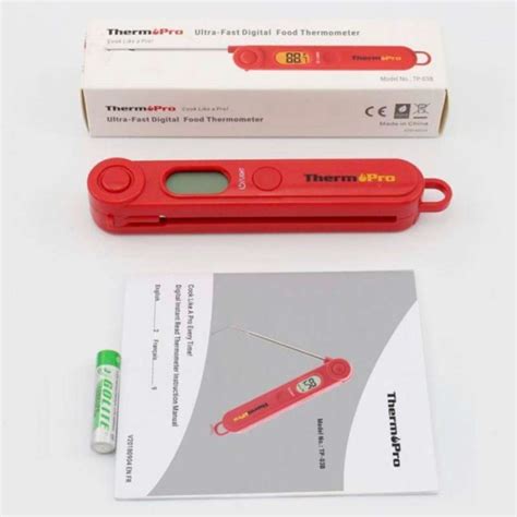 Promo Thermopro Tp03 Digital Instant Read Meat Thermometer Kitchen Backlight Terbaik Thermopro