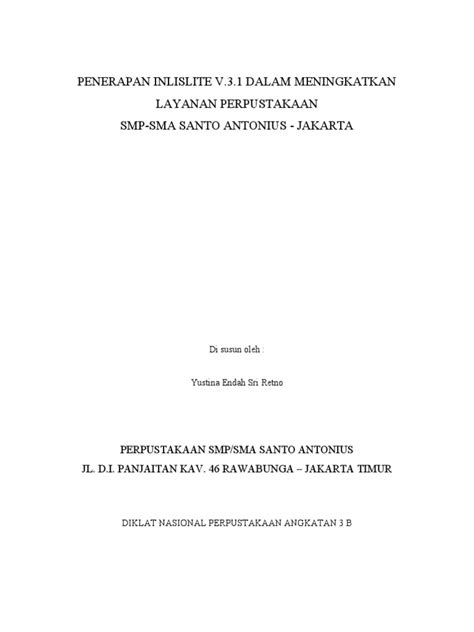 Penerapan Inlislite V Pdf