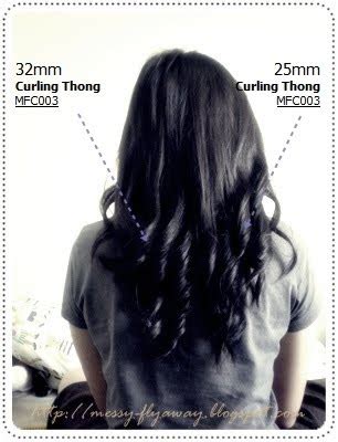 Messy Flyaway Mm Curling Thong Vs Mm Curling Thong