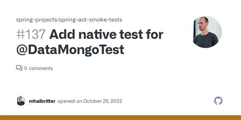 add native test for datamongotest · issue 137 · spring projects