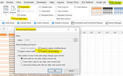 Uniform Row Height Even After Refreshing • Power Query • Excel Forum
