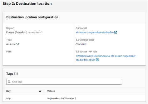 how to migrate data from amazon efs to amazon s3 with aws datasync