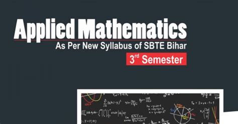 Applied Maths Jhunjhunwala For 3rd Sem Sbte Bihar Diploma Way To Polytechnic