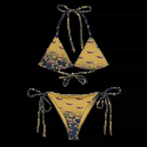 Flying Nurbs String Bikini Pixel By Pixel Studios Merch