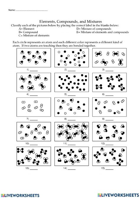 Elements Compo Free Interactive Worksheets 2236007
