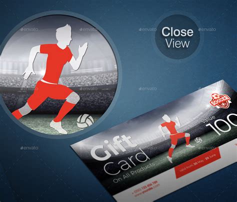 Soccer T Card Print Templates Graphicriver
