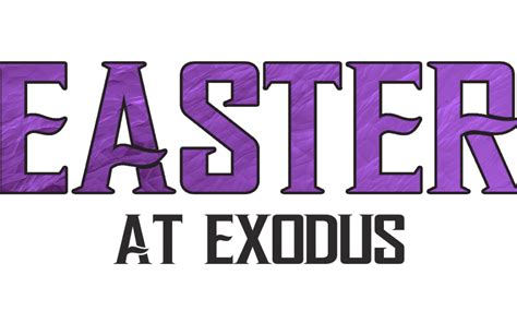 Easter Logo Exodus Belmont