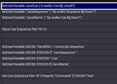 Create Command From Variables Grandma3 Software Ma Lighting Forum