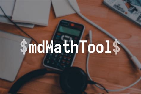 GitHub Sohalsdr MdMathTool A Tool To Help Work With Inline Math In Markdown Files
