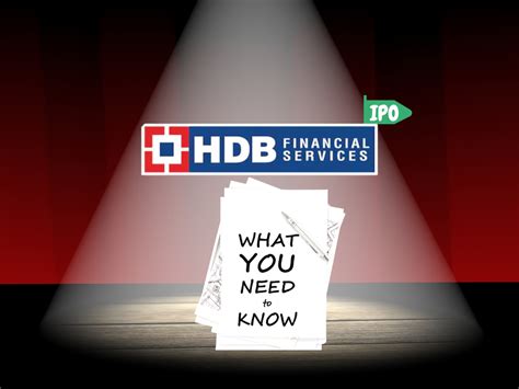 Hdb Ipo Why Startup Investors Must Watch This And Other Details On Ipo