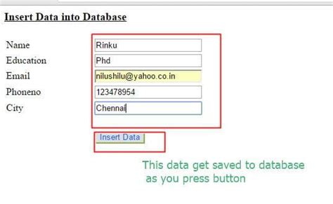 Insert Data Into Database By Stored Procedure In Asp Net C