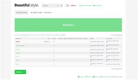 PhpBB RC Beautiful Style For PhpBB Light Dark