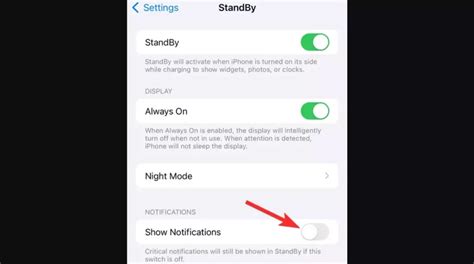 How To Disable Notifications In StandBy Mode In IOS On IPhone