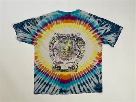 Vintage Grateful Dead Distressed Tie Dye Jerry Garcia Gem