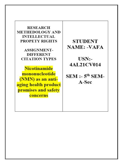 Research Assignment Pdf Citation Bibliography
