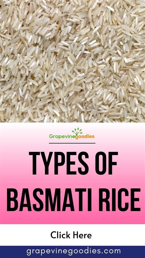 Types Of Basmati Rice A Guide