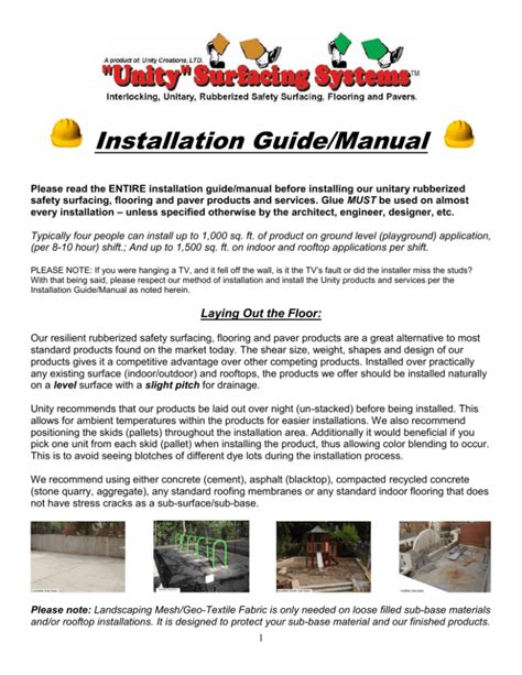 Installation Guide Manual