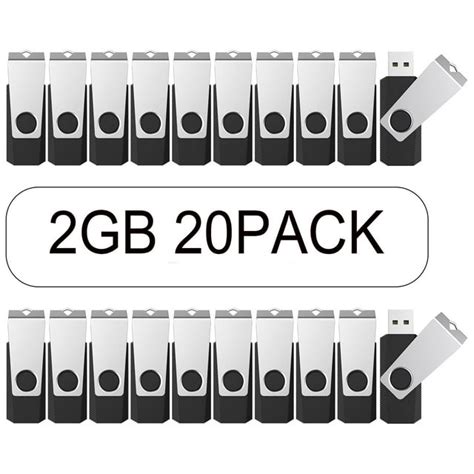 Usb Flash Drive 2gb 20 Pack Usb2 0 Pendrive Gig Stick Memory Stick