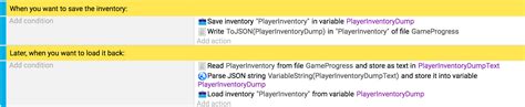 Inventory GDevelop Documentation