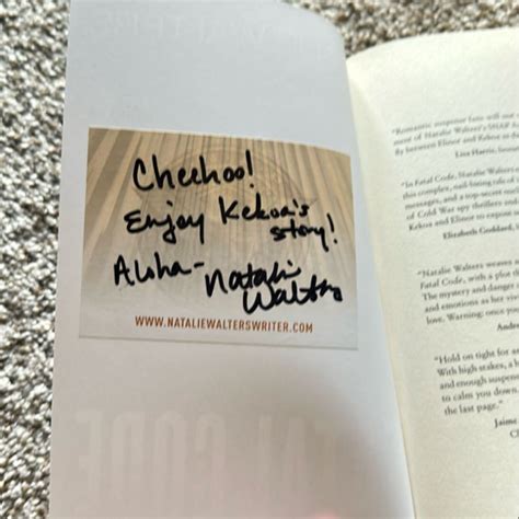 Fatal Code By Natalie Walters