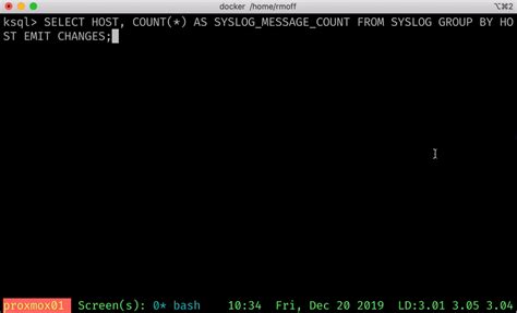Analysing Network Behaviour With Ksqldb And Mongodb