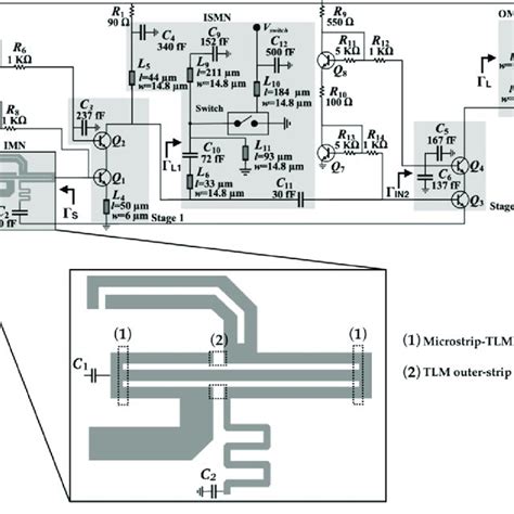 A Schematic Of The Cascode Inductive Source Degeneration Lna B Its