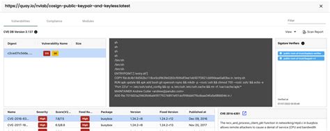 Sigstore Cosign Signature Verifiers Neuvector Docs