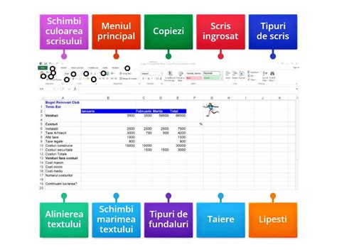 Excel Labelled Diagram