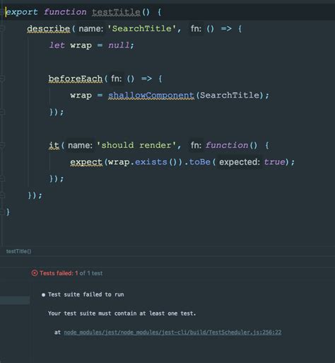 Why I See That Error · Issue 7463 · Jestjsjest · Github