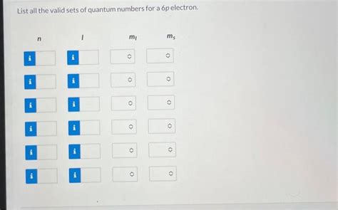 Solved How Many Possible Sets Of Quantum Number Values Are Chegg